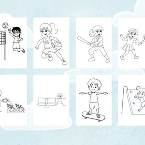 Printable Daily Routine Coloring Pages, Kids Chore Activities - Etsy