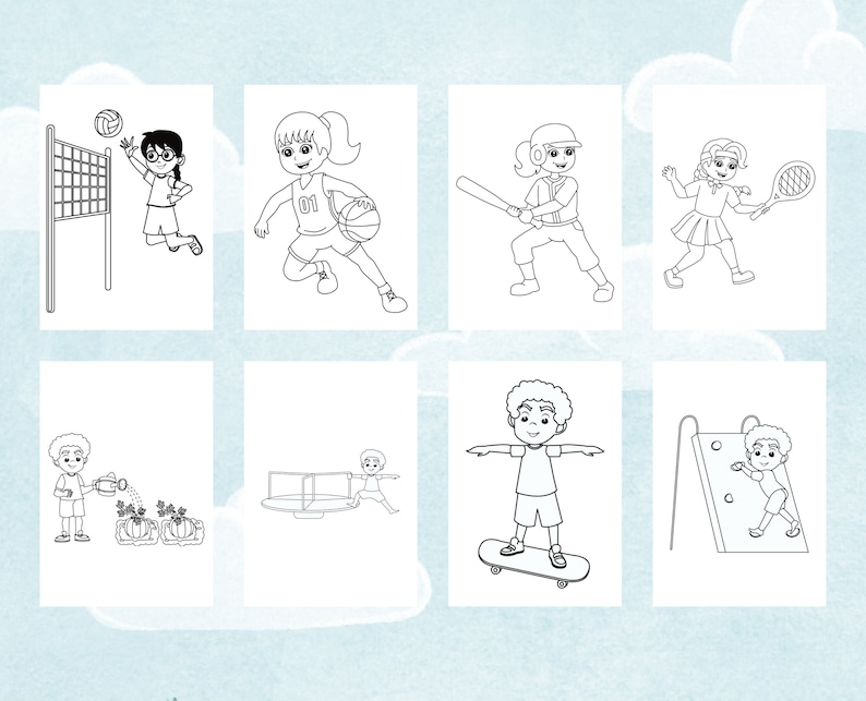 Printable Daily Routine Coloring Pages, Kids Chore Activities - Etsy