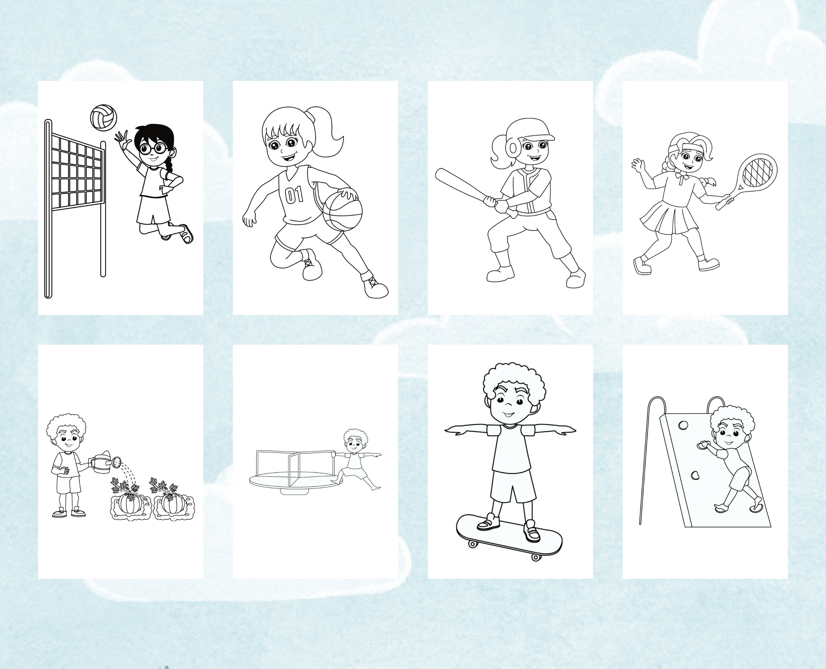 Printable Daily Routine Coloring Pages, Kids Chore Activities - Etsy