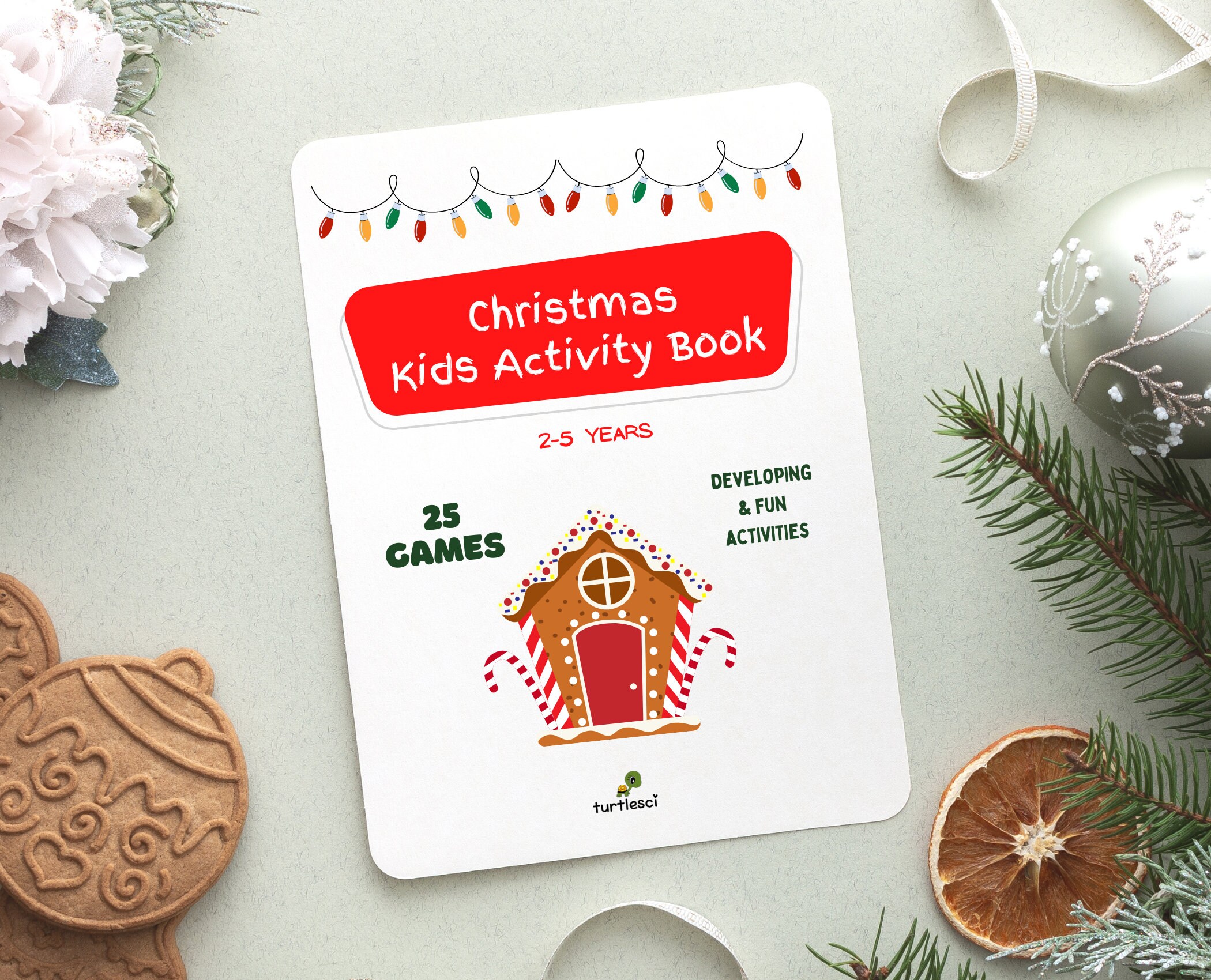 Printable Christmas Activity Book for Toddlers and Preschool Kids - Etsy