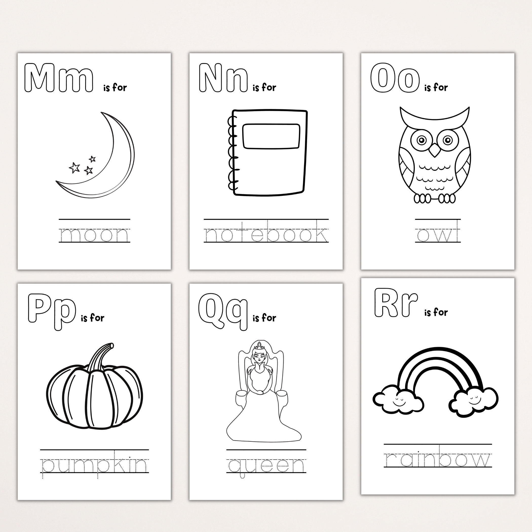 Printable ABC Toddler Activity Book, My First ABC Book - Etsy