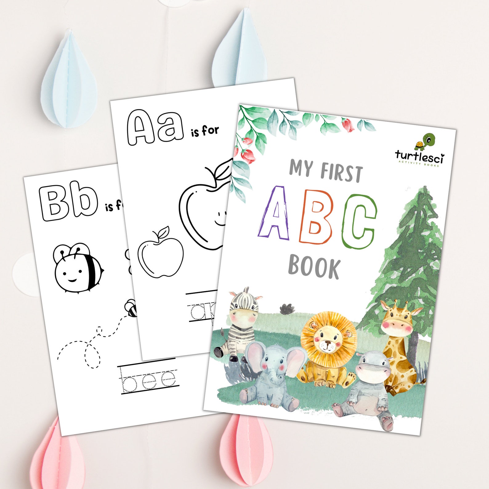 Printable ABC Toddler Activity Book, My First ABC Book - Etsy