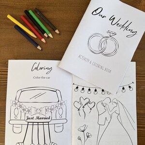 Printable Kids Wedding Activity Pack, Wedding Activity Book for Kids ...