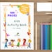 Printable Kids Activity Book, 100 Pages Activity Bundle - Etsy