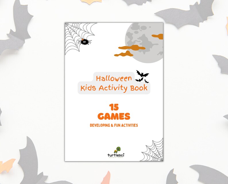 Printable Halloween Activity Pages, Halloween Activity Pack - Etsy