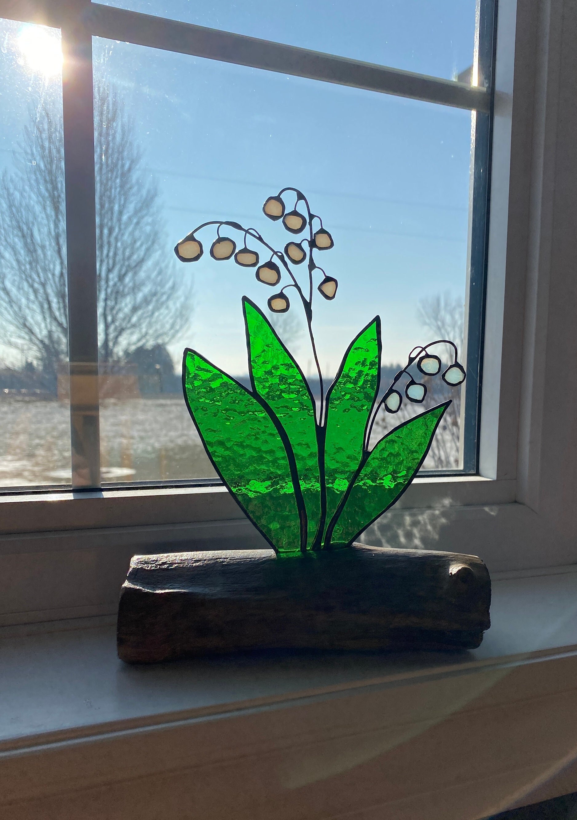 Easter Lily Stained Glass