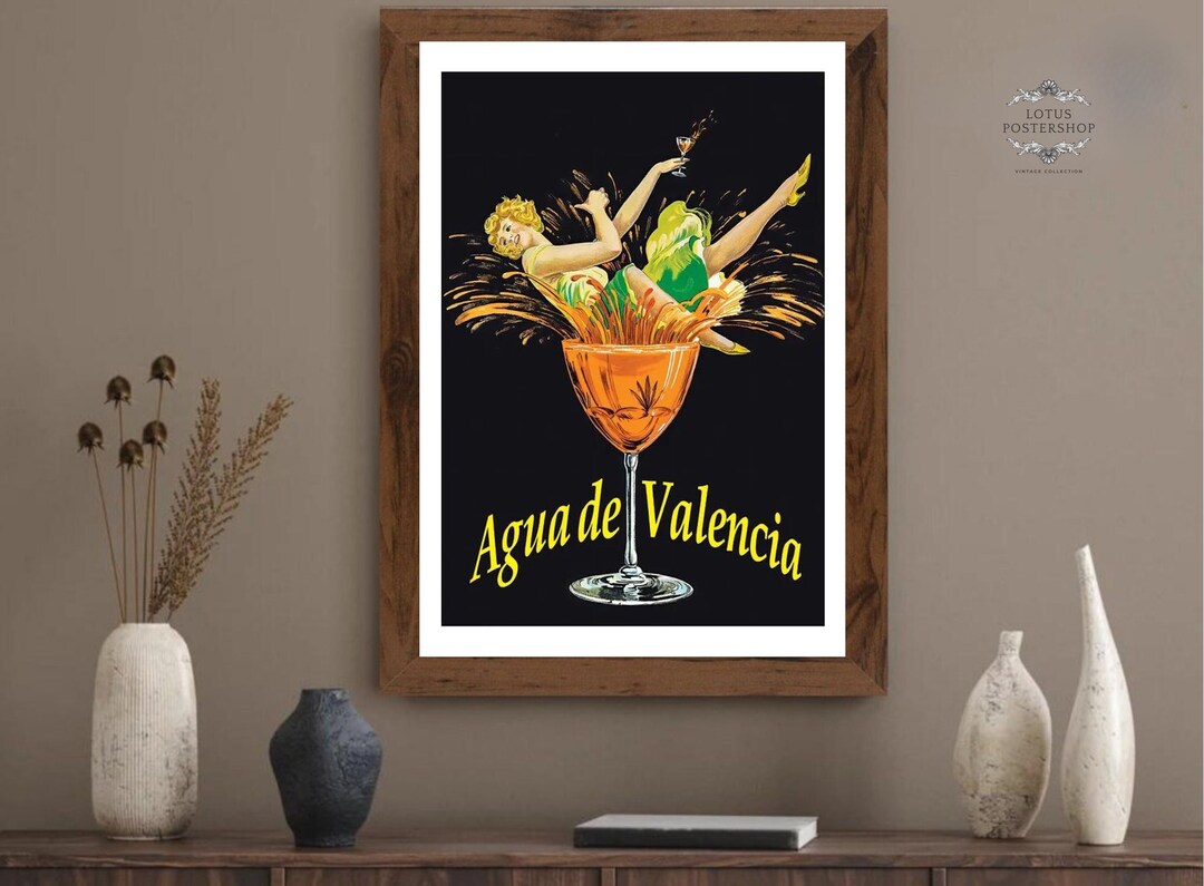 Vintage Alcohol Ads Poster Set Retro Bar Decor Man Cave Wall - Etsy