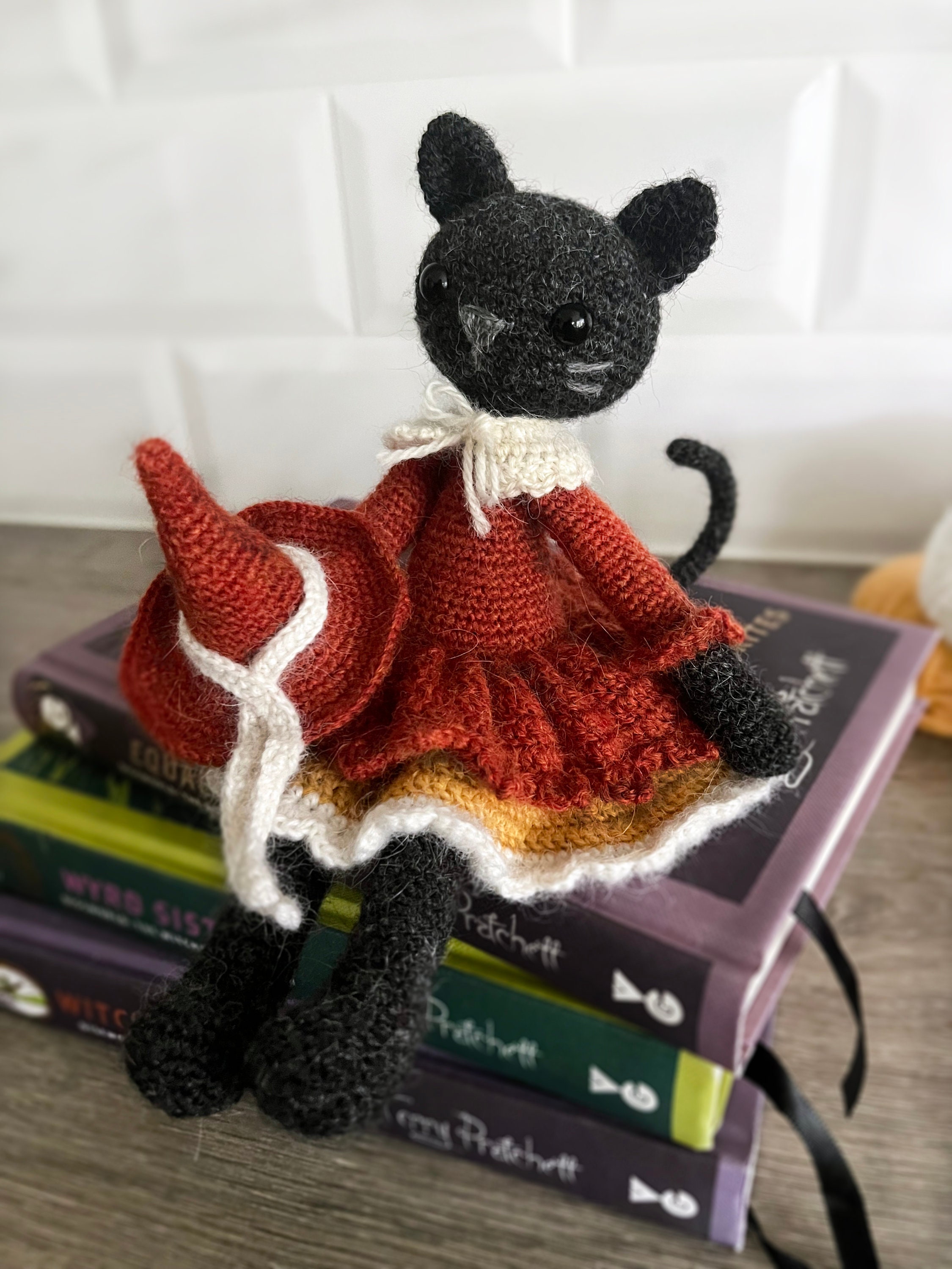 Crochet Pattern Winifred the Little Witch Cat Digital PDF Amigurumi - Etsy