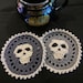 Crochet Pattern Mr Bones Skull Coaster Digital PDF - Etsy