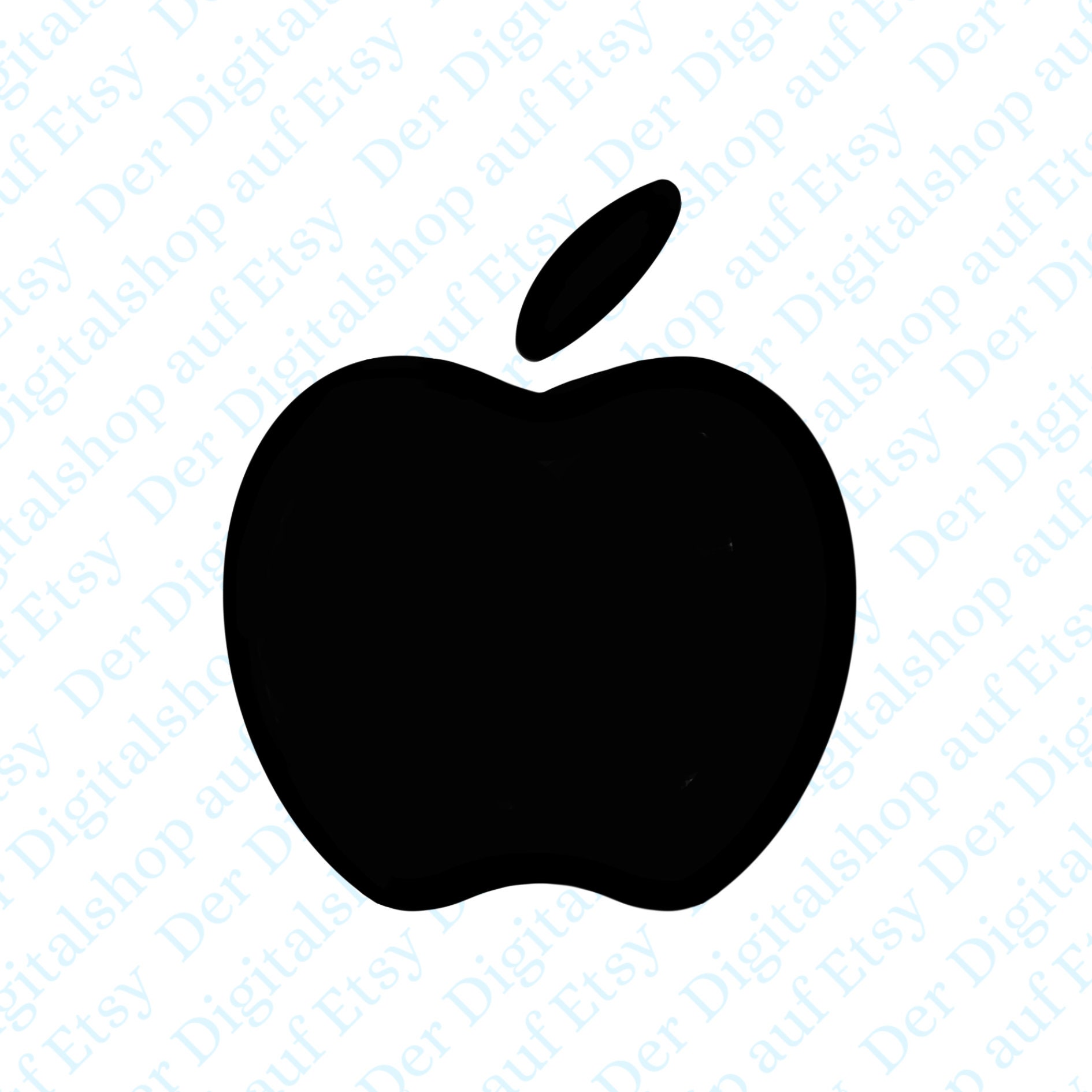 White Apple Logo No Background