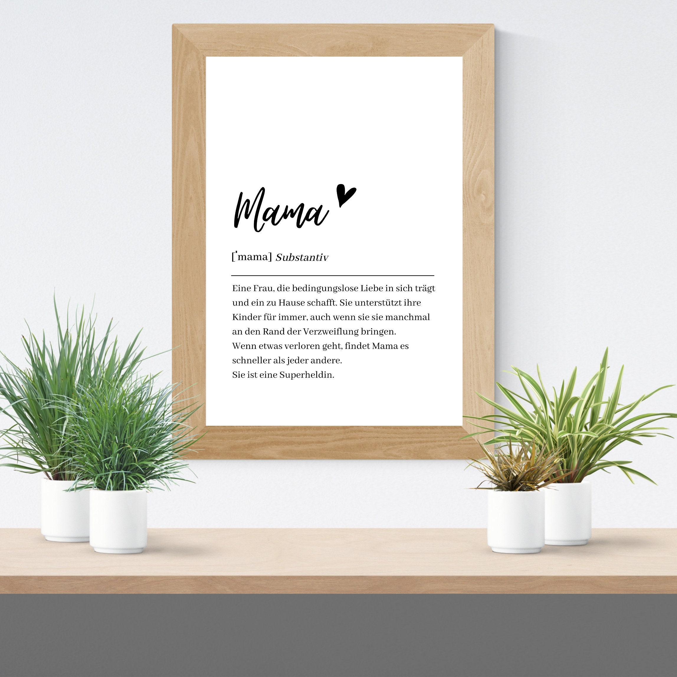 Mom Definition Poster Digital Product Instant Download PDF Files - Etsy