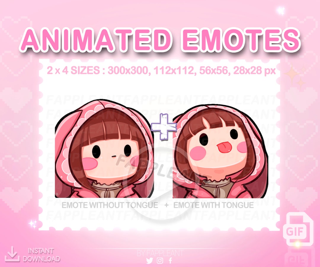 DBD Animated Nod Emote Feng Min Pink Bunny Nodders Emotes Dbd Emoji ...