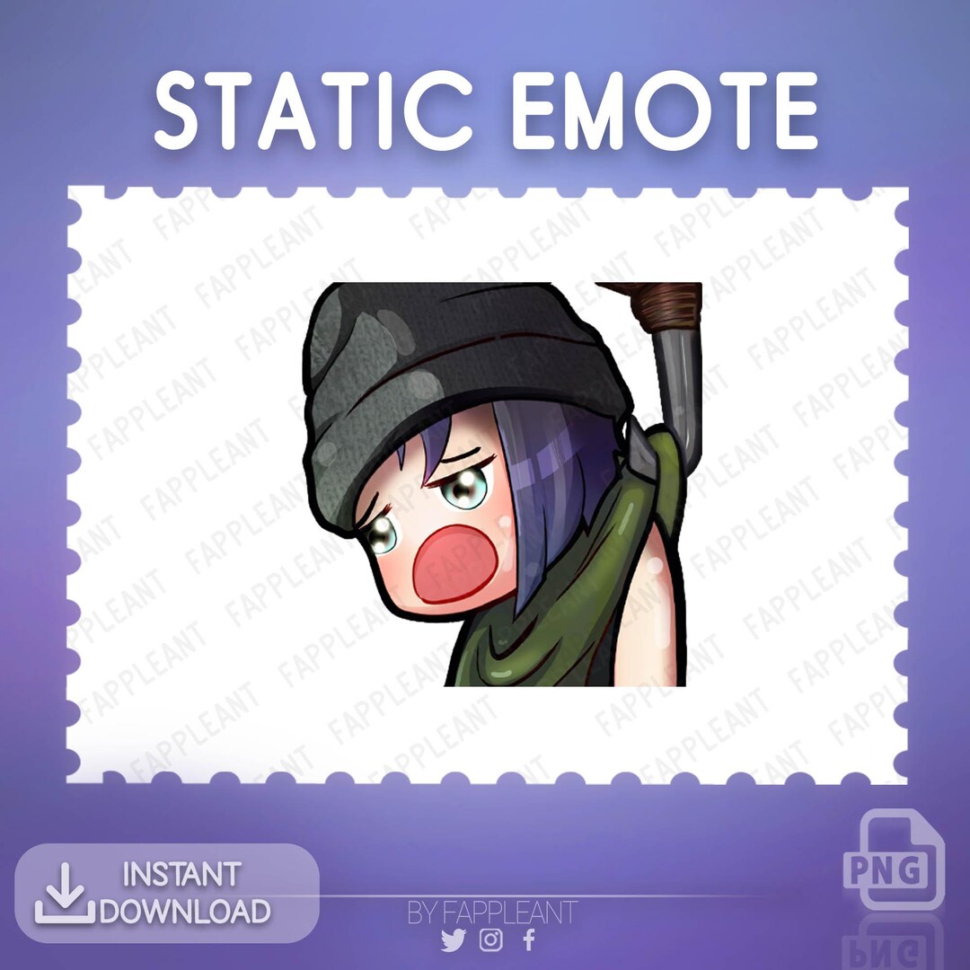 Emote Nea Karlsson on the Hook, Dbd Survivor Hooked | Twitch, Discord ...