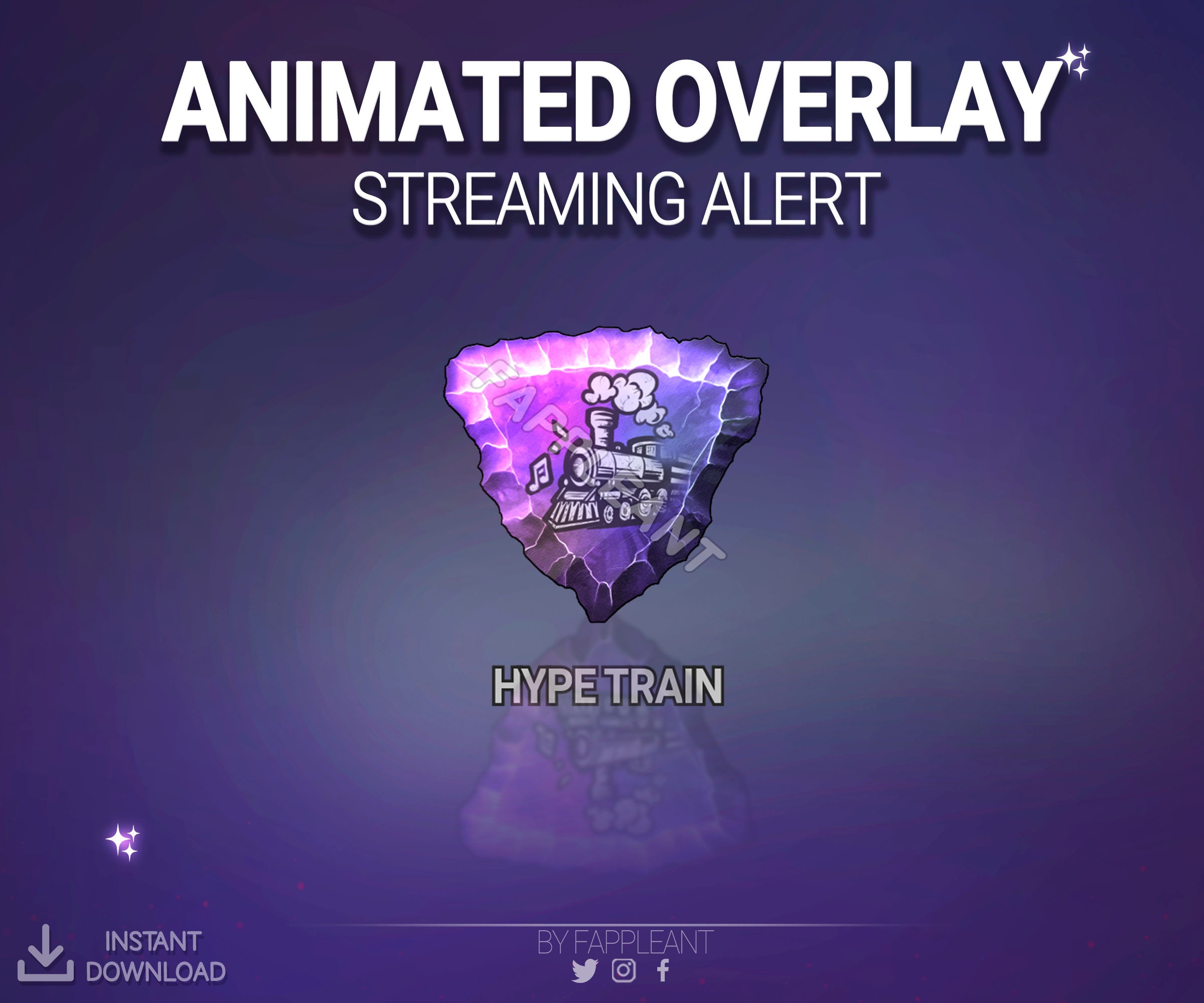 Animated ALERT Hype Train, DBD Stream Overlay Alert for Streaming ...