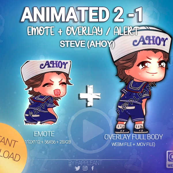 Animated Steve Emote - Etsy