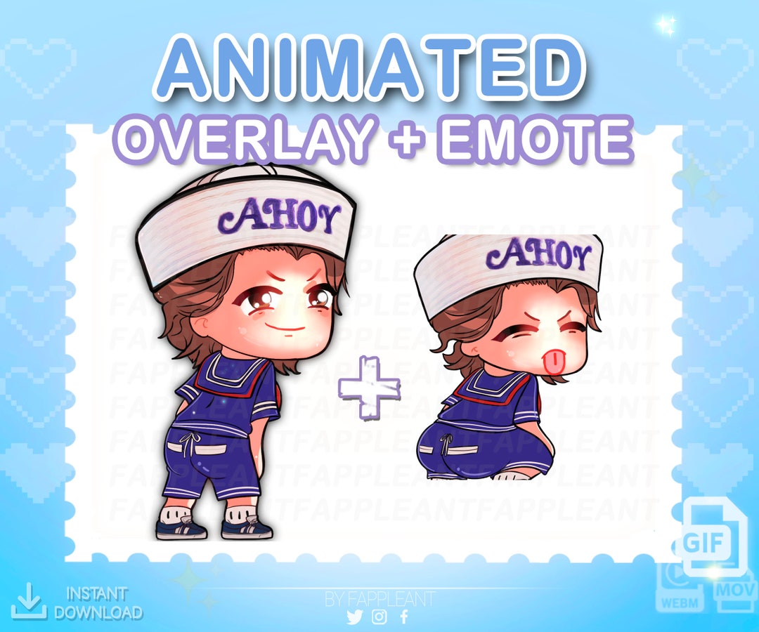 ANIMATED Emote Steve Overlay / Alert Bundle, Survivor Tbag Dance ...