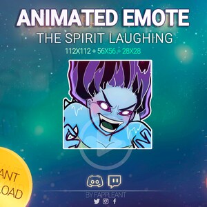 ANIMATED Emote Rin Yamaoka DBD the Spirit Demonic Laugh Emoji Emotes - Etsy