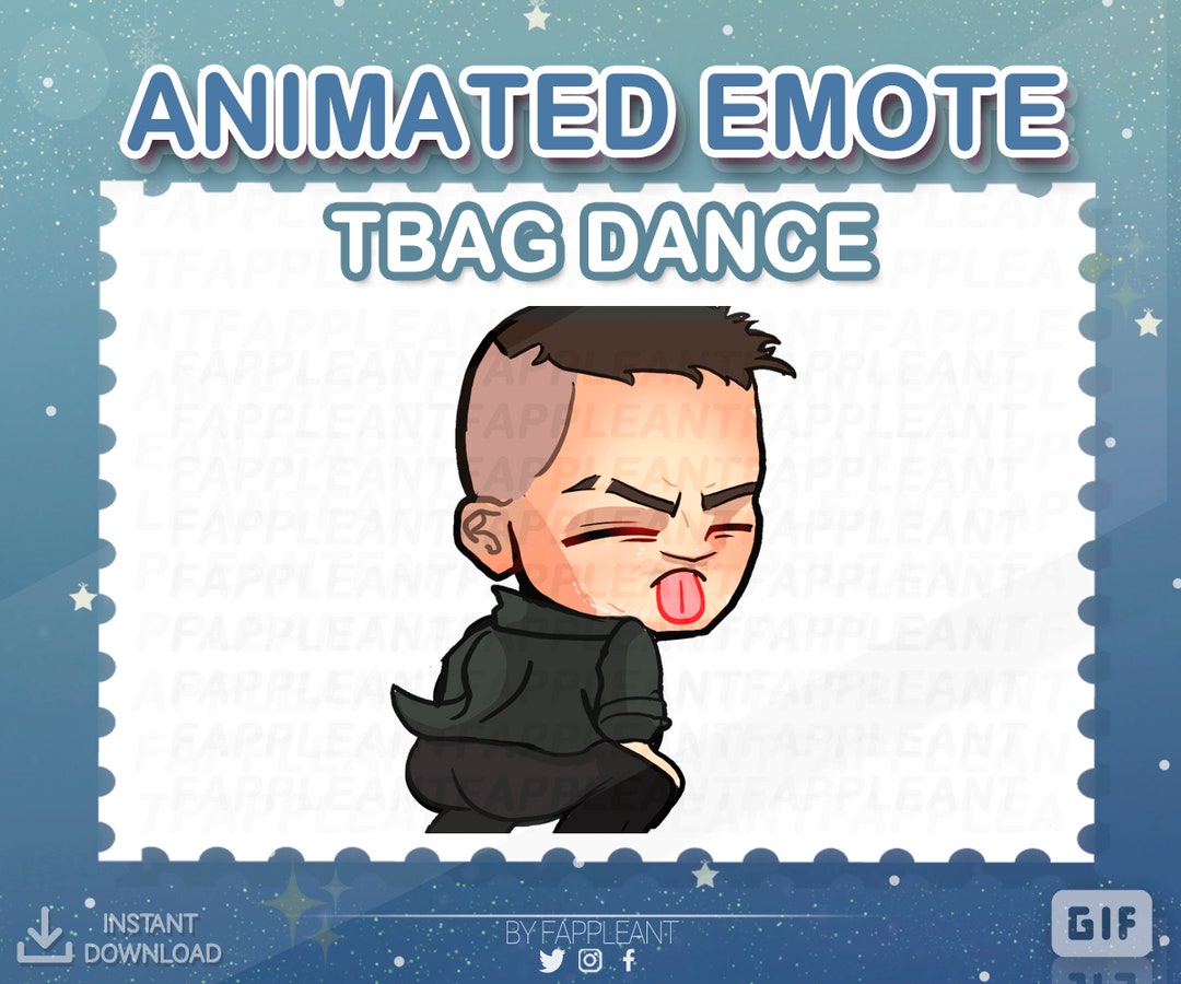 DBD Animated David King Tbag Dance Emote Emotes Dbd Teabagging Emoji ...
