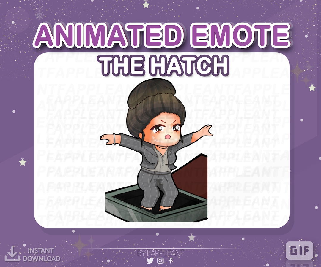 ANIMATED Emote Jane Romero, DBD Hatch Emoji Dead by Daylight Emotes ...