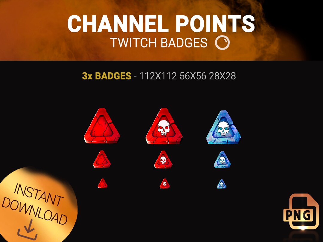 Channel Point Badges Package, DBD Twitch Badges X3 - Etsy