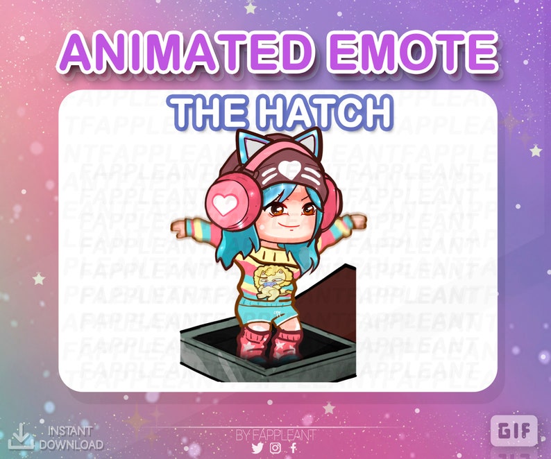 ANIMATED Emote Feng Min Streamer Escaping DBD Hatch Emoji Feng Min ...