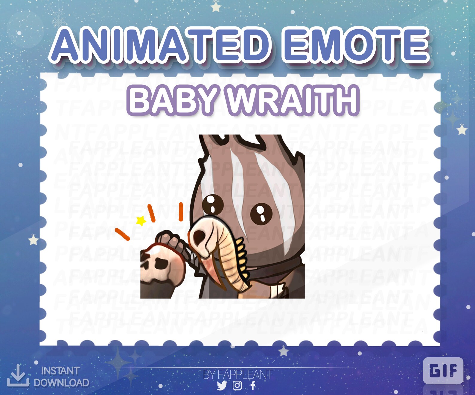 DBD ANIMATED Emote the Wraith Philip Ojomo Wailing Bell - Etsy