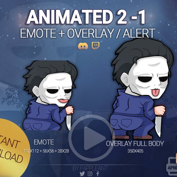 Michael Myers Twitch Overlay - Etsy