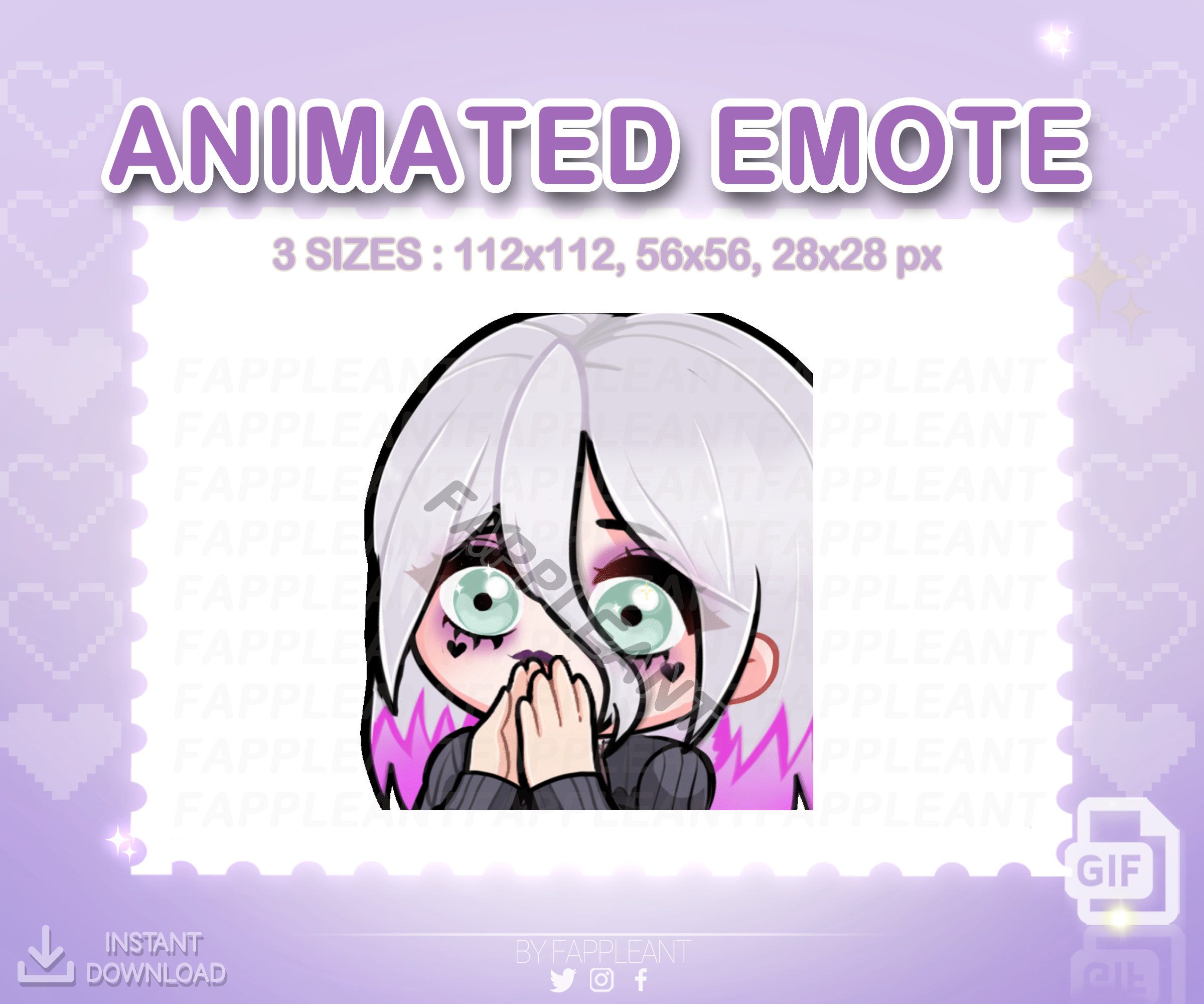 Animated Sable Clapping Dbd Emote: Twitch, Discord, Kick (GIF Digital ...