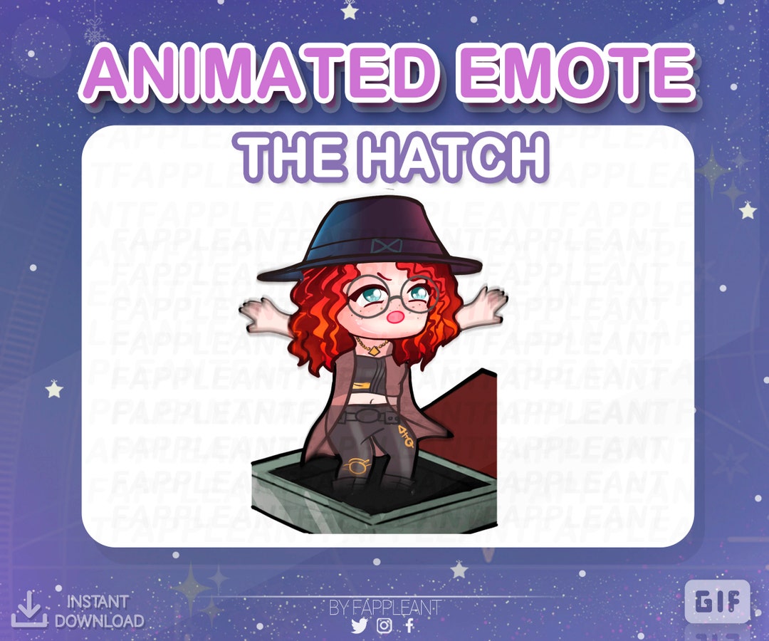 ANIMATED Emote Mikaela Reid Escaping DBD Hatch Emoji Emotes Discord ...