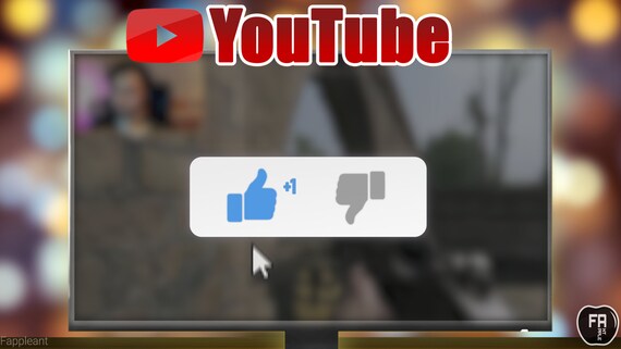 Animated Youtube Like Button for Youtube - Etsy