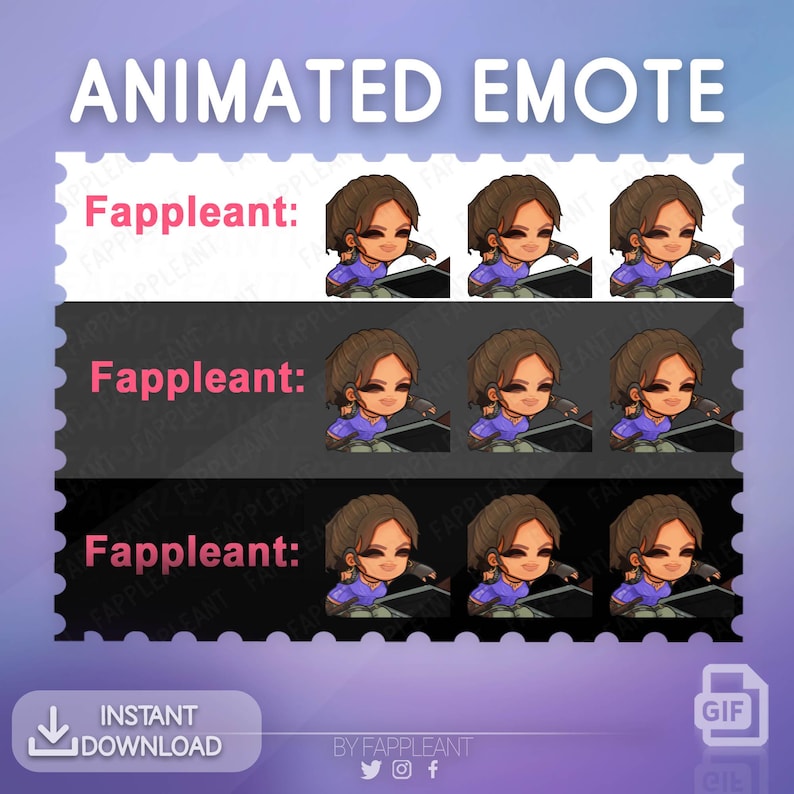 Sheva Alomar Hatch Escape Animated Emote: Resident Evil (digital ...