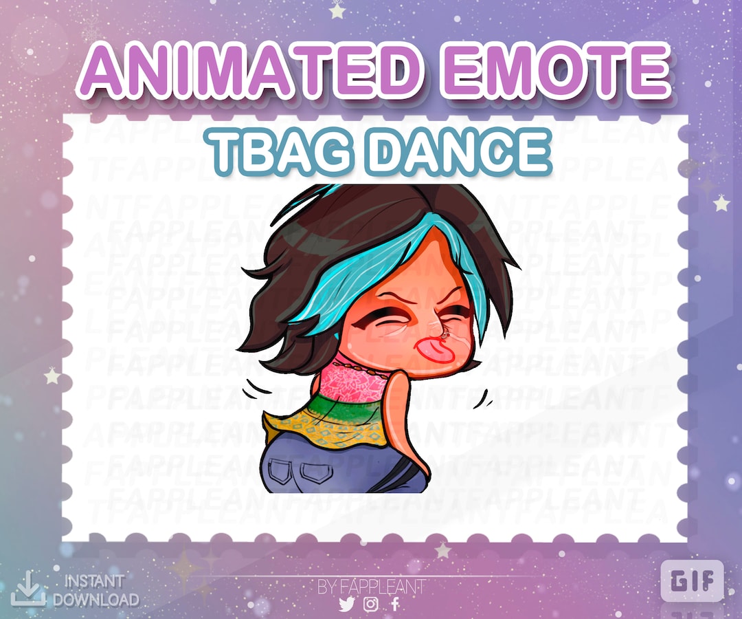 DBD Animated Haddie Kaur Tbag Dance Emote | Emotes | Dbd Teabagging ...
