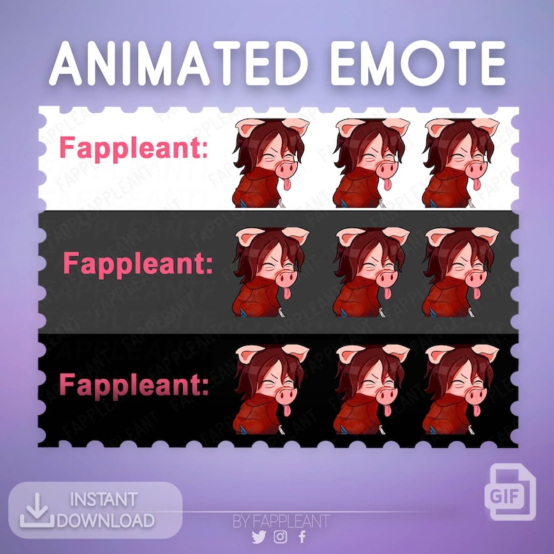 DBD Pig Twerk Animated Emote: Twitch Overlay & Alert (digital Download ...