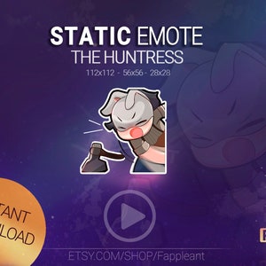 DBD Emote the Huntress Throwing an Axe for Twitch, Discord, Youtube ...