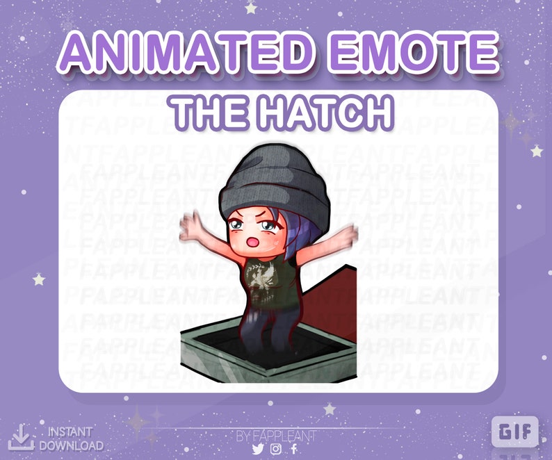 ANIMATED Emote Nea Karlsson Escaping Dead by daylight Nea Emotes DBD ...