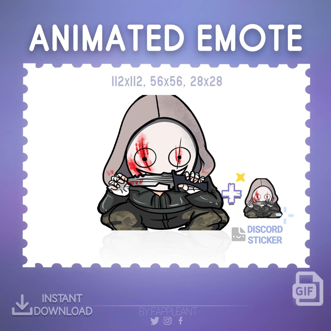 DBD Legion Dance Animated Emote: Twitch, Discord (GIF Digital Download ...