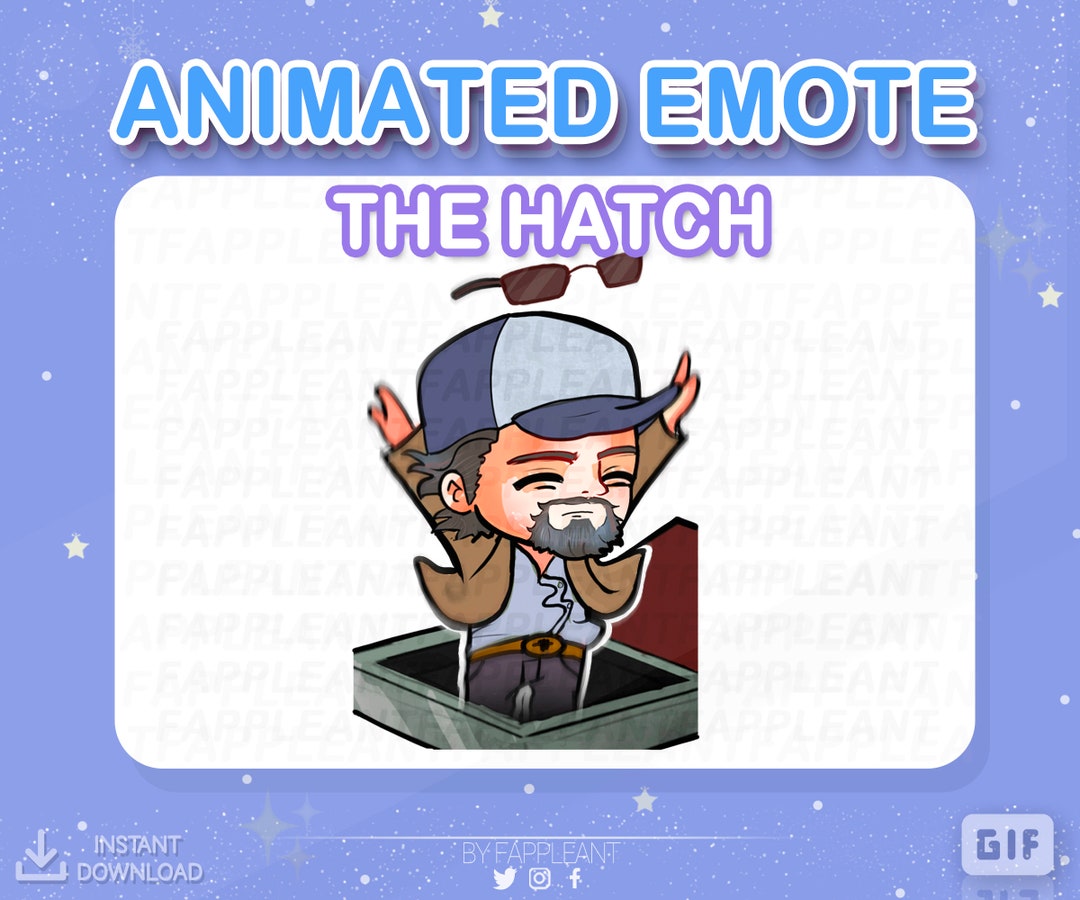 ANIMATED Emote Ace Visconti Escaping DBD Hatch Emoji Dead by Daylight ...