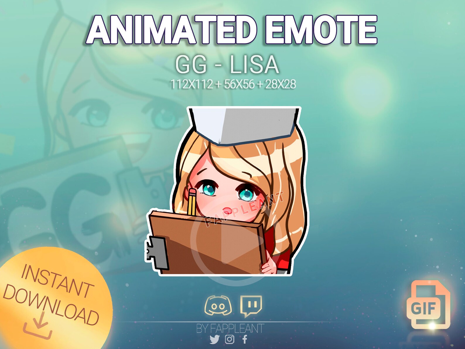 ANIMATED Emote Lisa Garland, DBD Silent Hill, GG Animated Emote - Etsy