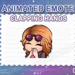 Animated Yui Kimura Clapping Hands Emote | Survivor Clap Emoji ...