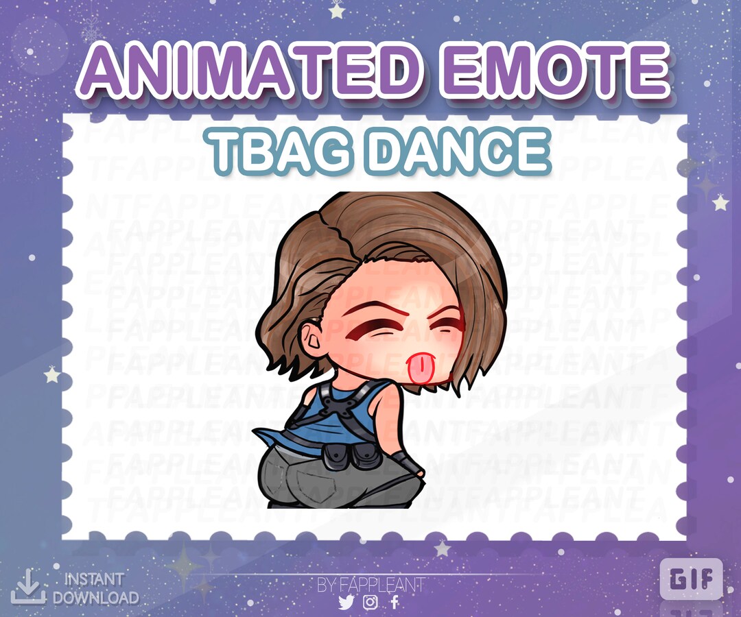 DBD Jill Valentine Tbag Dance Animated Emote: Resident Evil (GIF) | Dbd ...