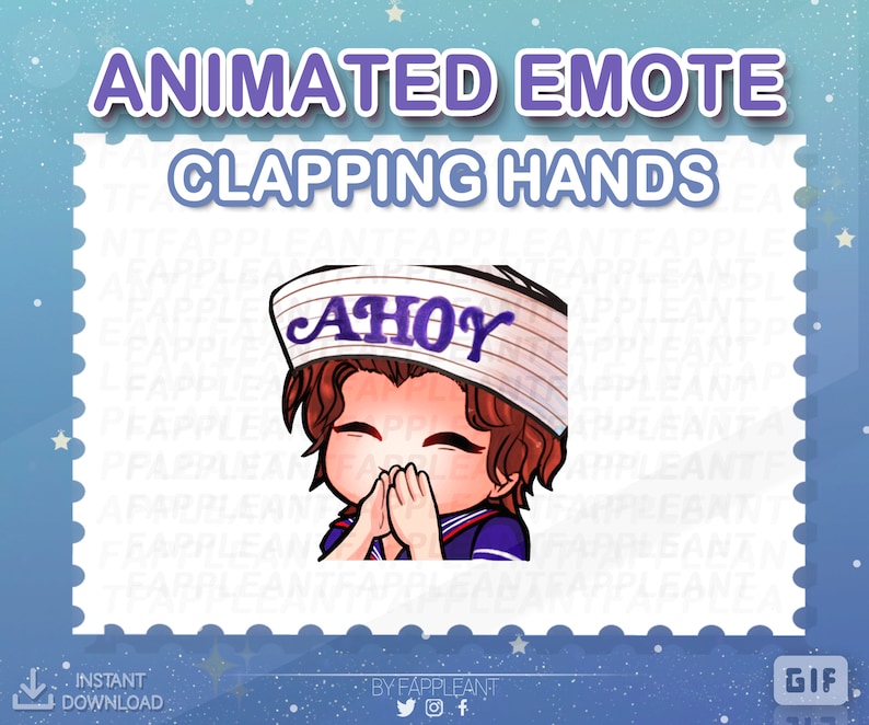DBD Animated Emote Steve Harrington Scoops Ahoy Clapping Hands Stranger ...