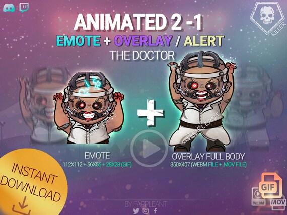 DBD ANIMATED Emote the Doctor Teabagging Dead by Daylight - Etsy Australia