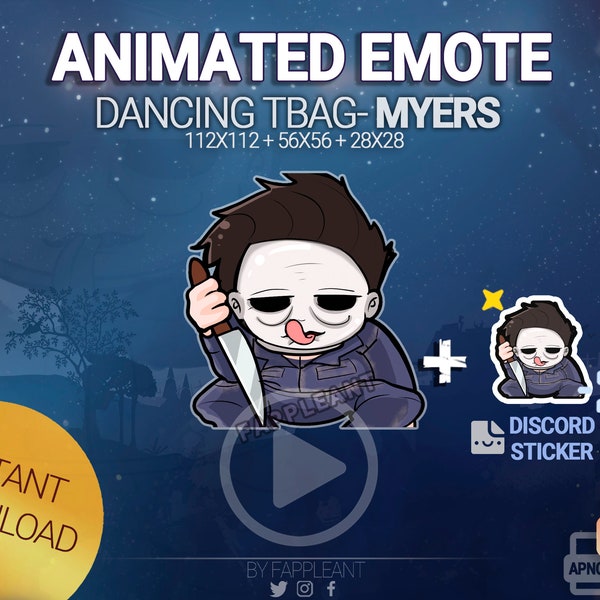 Dbd Animated Michael Emotes - Etsy Canada