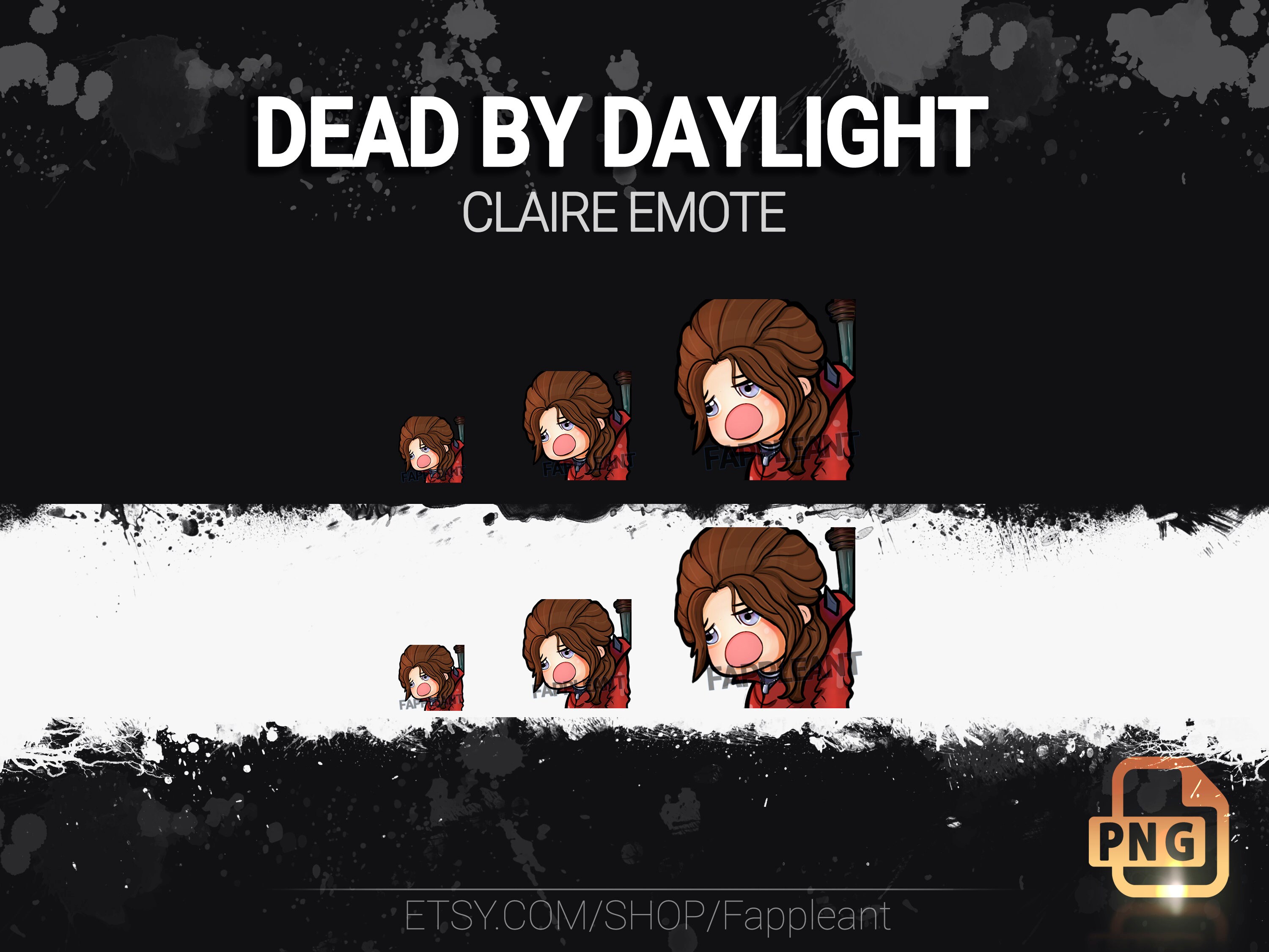 Dead by daylight emote Claire Redfield DBD survivor Claire - Etsy France