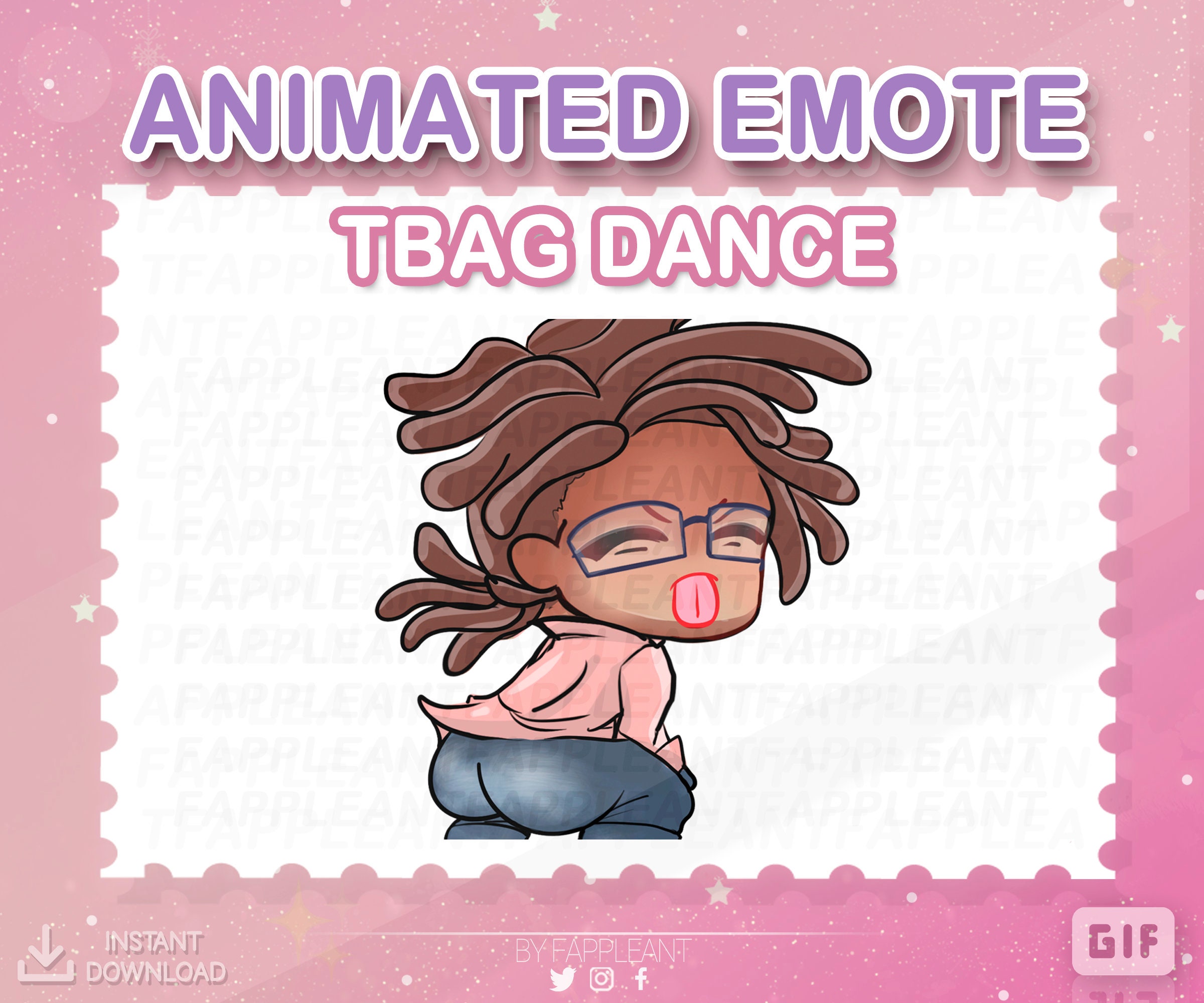 DBD Animated Claudette Morel Tbag Dance Emote Emotes Dbd Teabagging ...