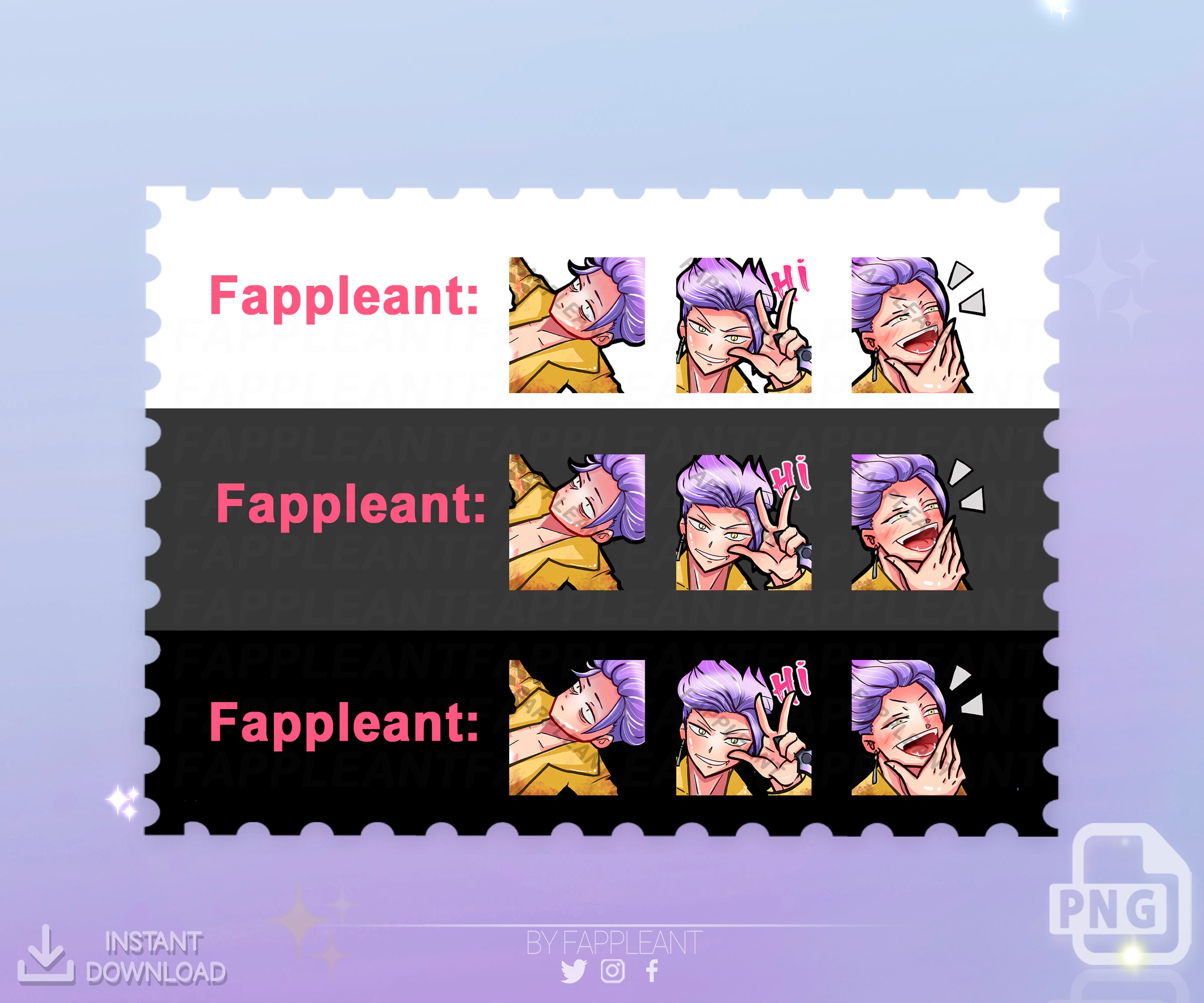 DBD Bundle Emotes the Trickster, Emote, Package of 3 Emotes for Twitch ...