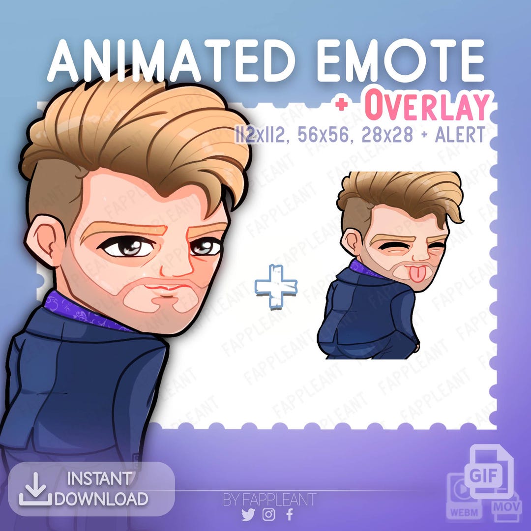 DBD Animated Felix Twerk Emote: Twitch Overlay & Discord Alert (digital ...