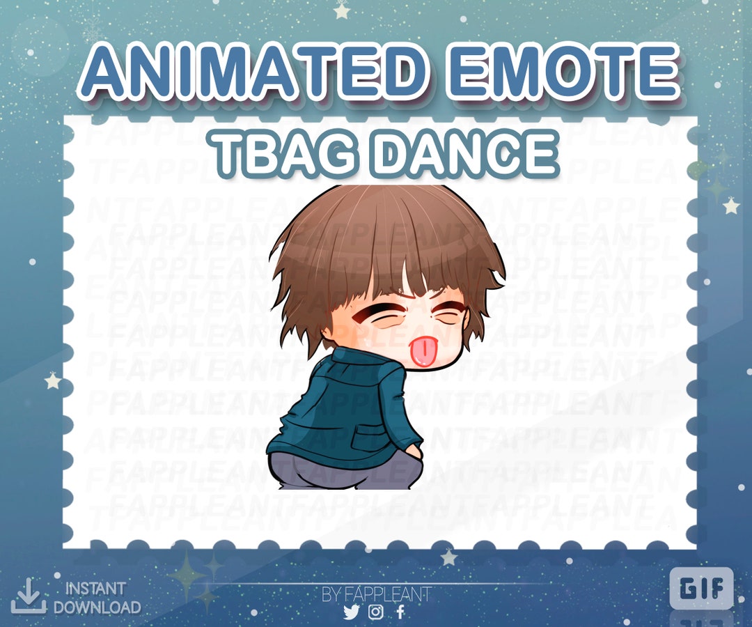 DBD Animated Quentin Smith Tbag Dance Emote | Emotes | Dbd Teabagging ...