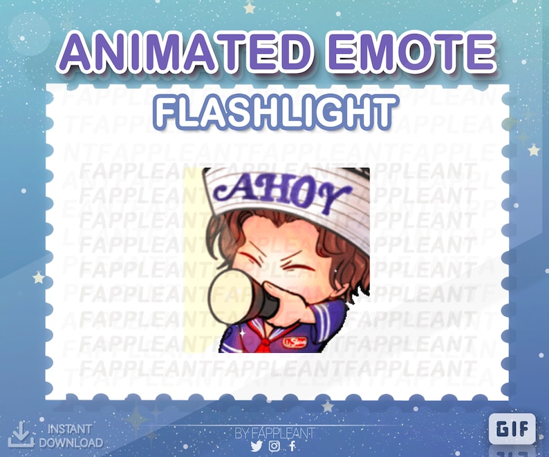 DBD Animated Emote Steve Harrington scoops Ahoy Flashlight Clicking ...