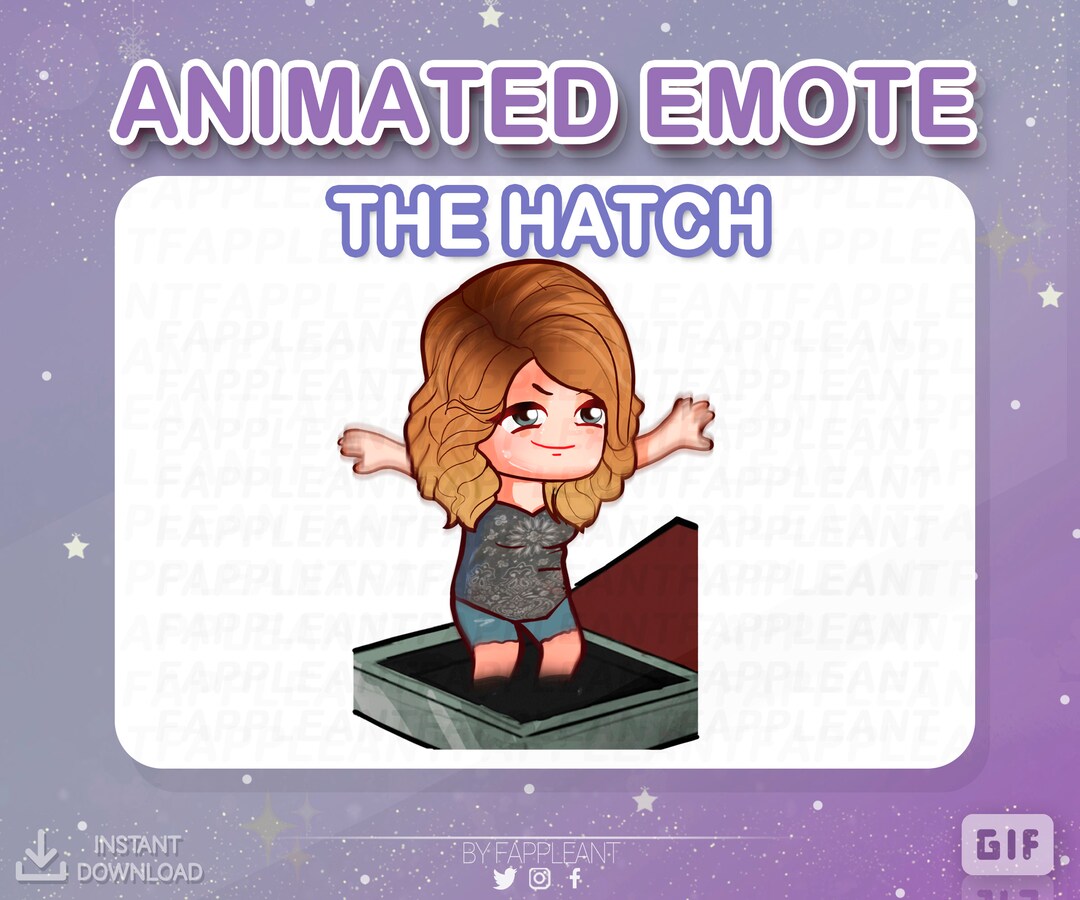 ANIMATED Emote Kate Denson Hatch Escape Dead by Daylight Kate Emotes ...
